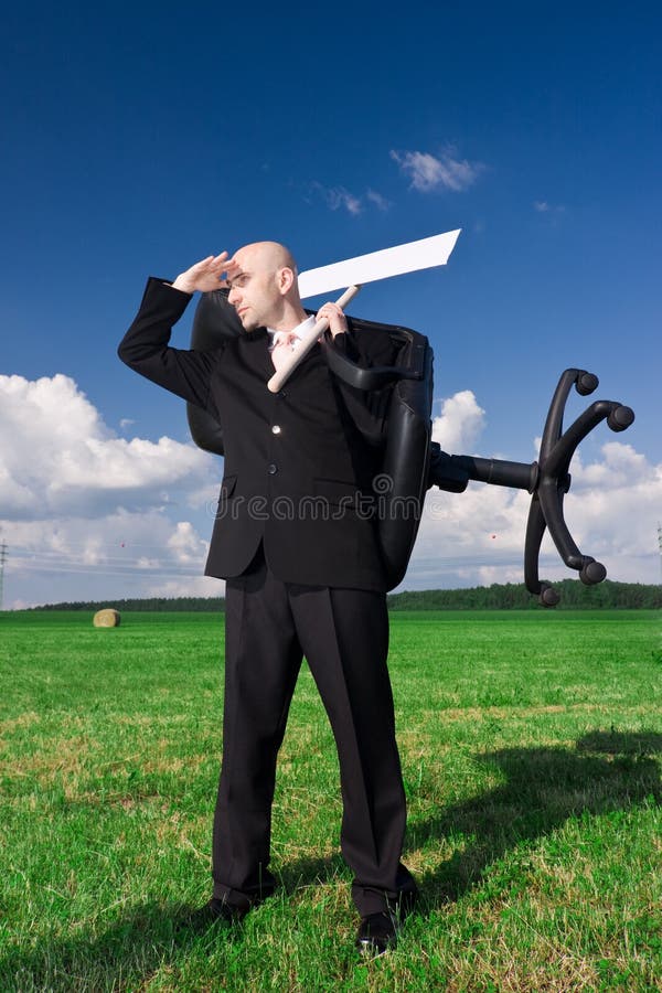 Business man searching stock image. Image of look, anticipation - 5417311