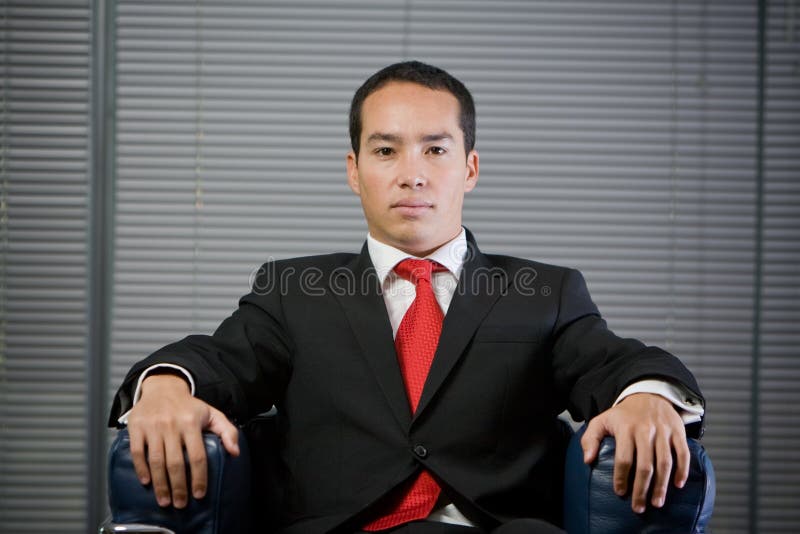 Business Man Serious Concentrated Look Stock Photo - Image of male ...