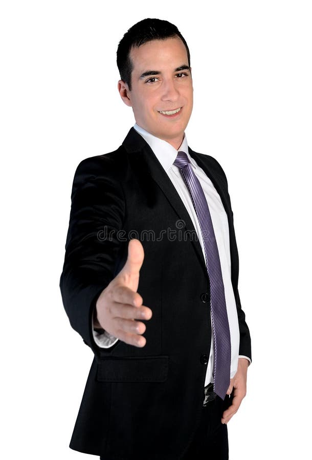 Business man hand up stock photo. Image of full, confident - 18586640