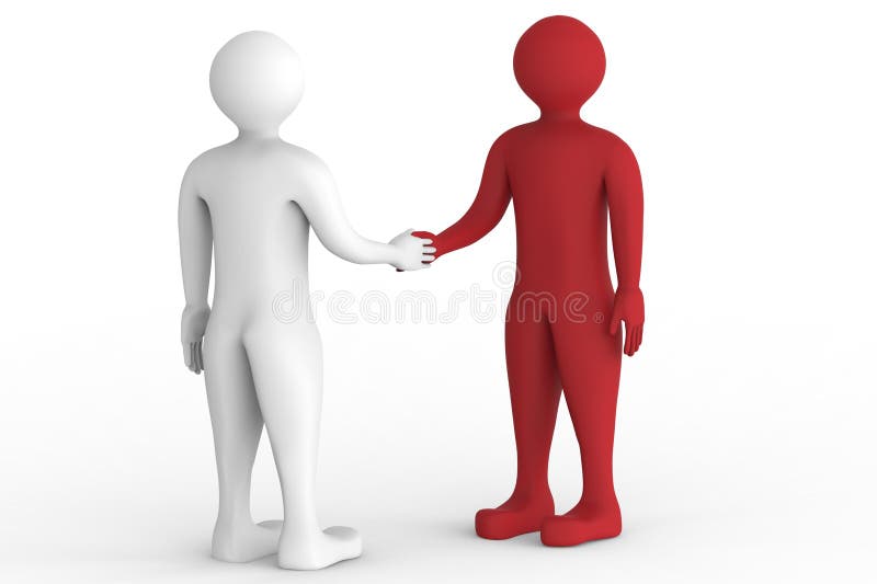 Business man Shake Hands stock illustration. Illustration of ...