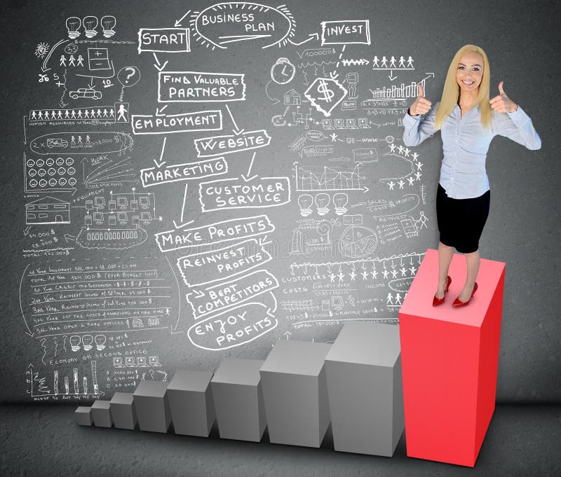 Business Man Showing Ok Sign Stock Image - Image of analysis, increase ...