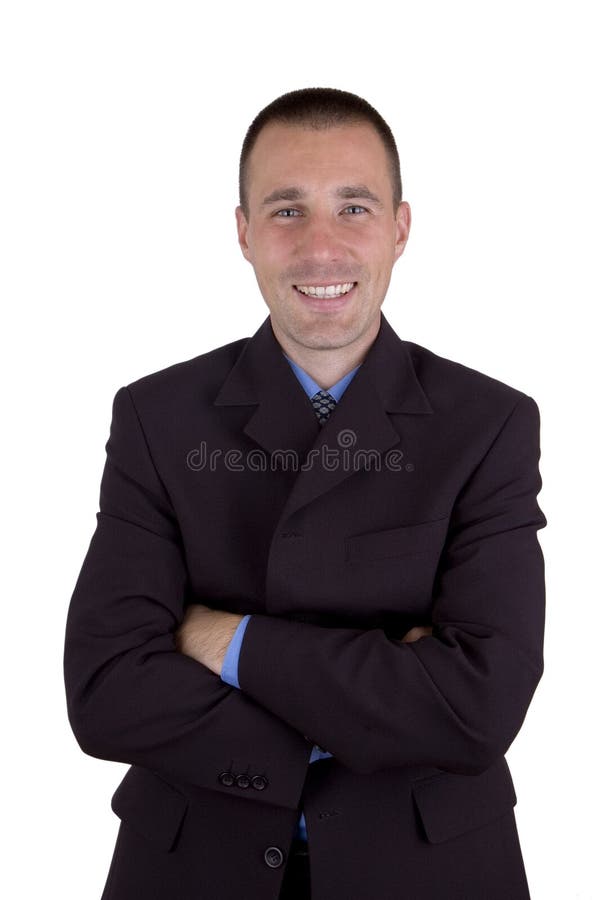 Business man with a smile stock image. Image of group - 1407311