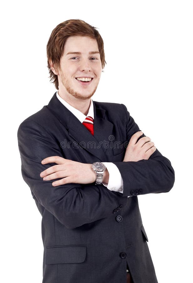 Portrait of a Happy Business Man Stock Image - Image of businessman ...