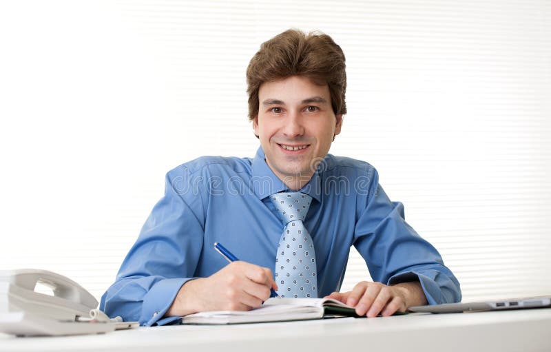 Business man smiling stock image. Image of business, male - 27655905