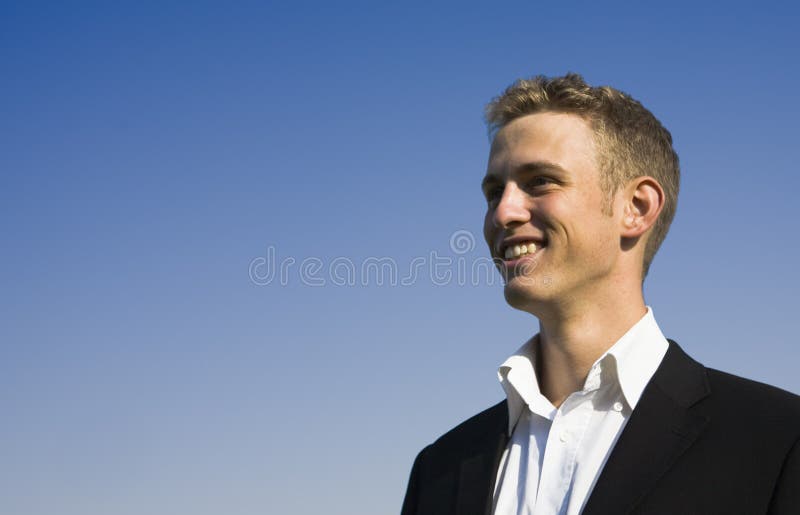 Business man smiling stock image. Image of close, happy - 142283