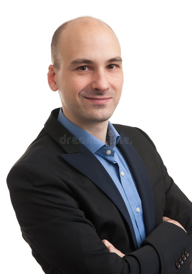 Business man smiling stock image. Image of business, studio - 37135575