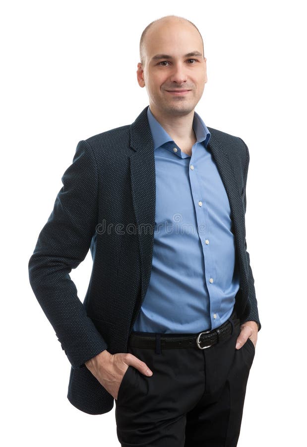 Business man smiling stock image. Image of standing, smiling - 37135645