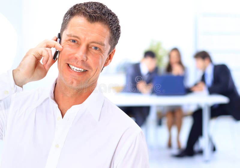 Business man speaking stock photo. Image of business - 22781866