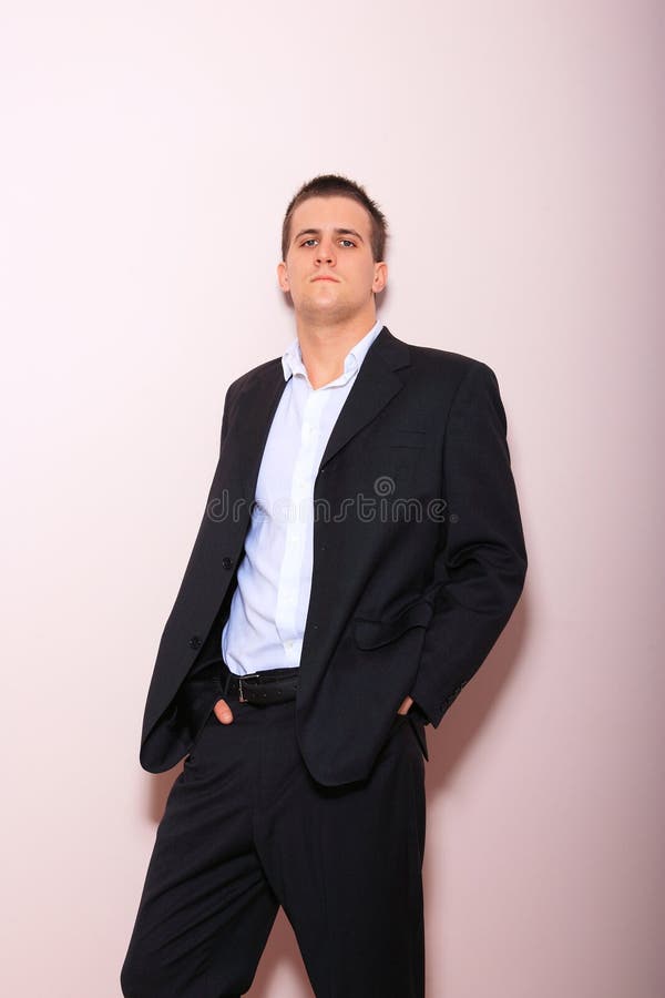 Business man standing stock image. Image of confident - 19121273