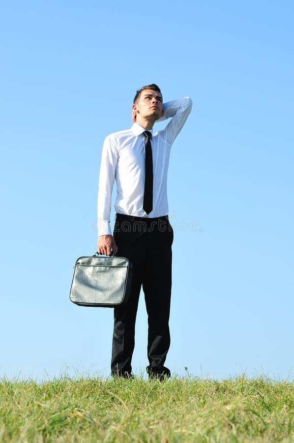 Business Man Standing stock photo. Image of manager, adult - 25801748