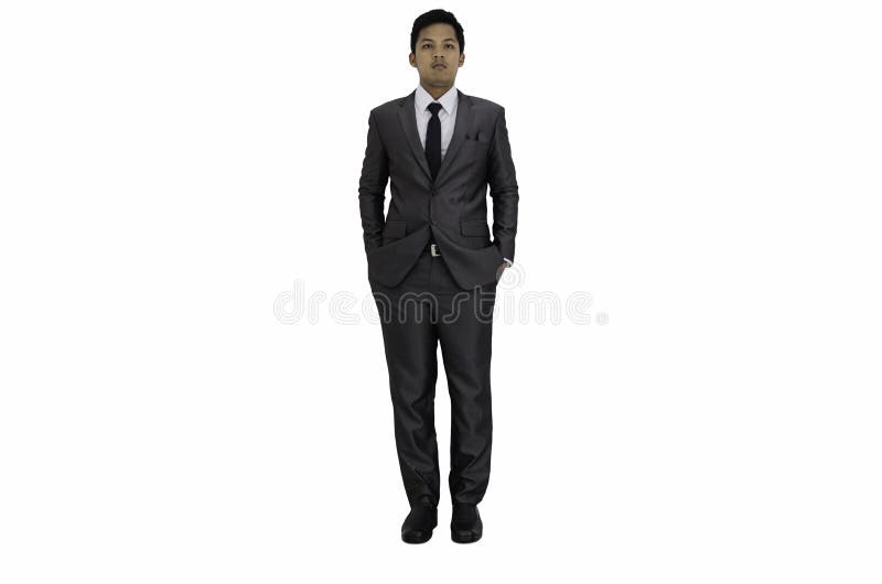 Business Man in Standing Action Stock Image - Image of people, gaol ...