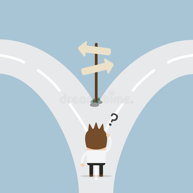 Man Crossroads Stock Illustrations – 1,461 Man Crossroads Stock ...