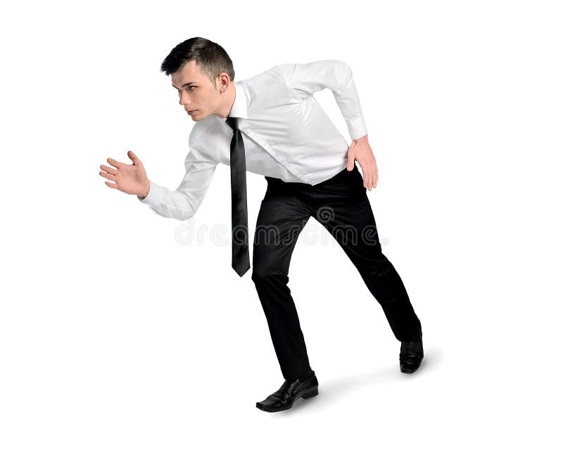303 Business Man Start Running Position Stock Photos - Free & Royalty ...