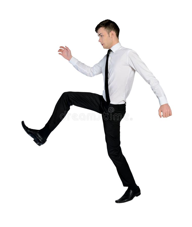 Business man step up stock photo. Image of leader, movement - 55934980