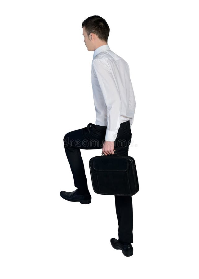 Man Walk Up Stairs Profile Stock Photos - Free & Royalty-Free Stock ...