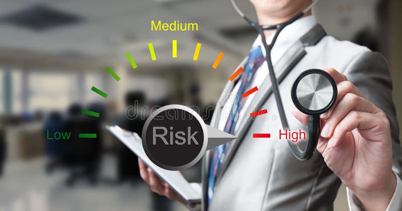 Identifying Critical Risk in a Risk Management Matrix Stock Image ...
