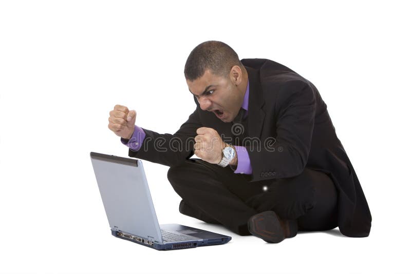 I hate my computer stock image. Image of enmity, space - 14456531