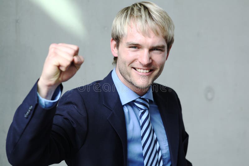 Business man with success stock image. Image of laughs - 9083885