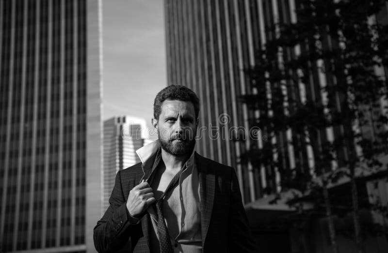 Business Man Take Off Tie after Working. Hard Work. Stock Photo - Image ... Business Man Take Off Tie after Working. Hard Work. Stock Photo - Image ...