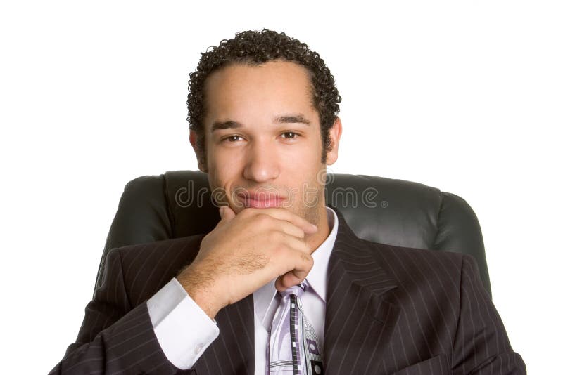 Business Man Thinking stock image. Image of young, professional - 4011343