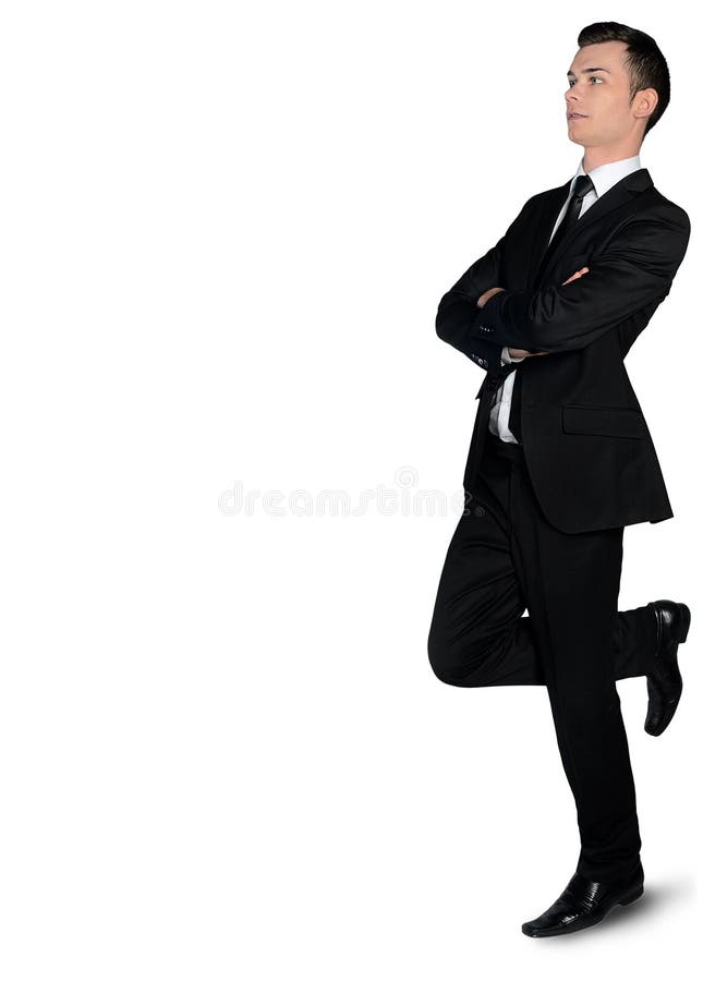 Business Man Thinking Solution Stock Image - Image of imagination ...