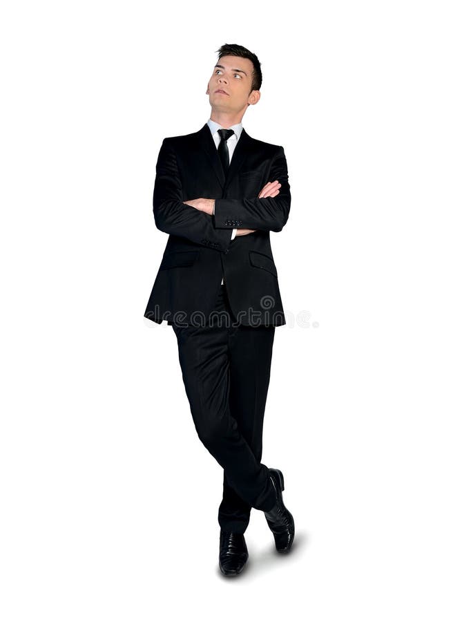 Business Man Thinking Solution Stock Image - Image of european ...