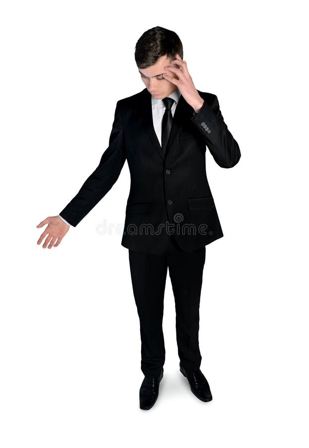 Business Man Thinking Solution Stock Photo - Image of people, corporate ...