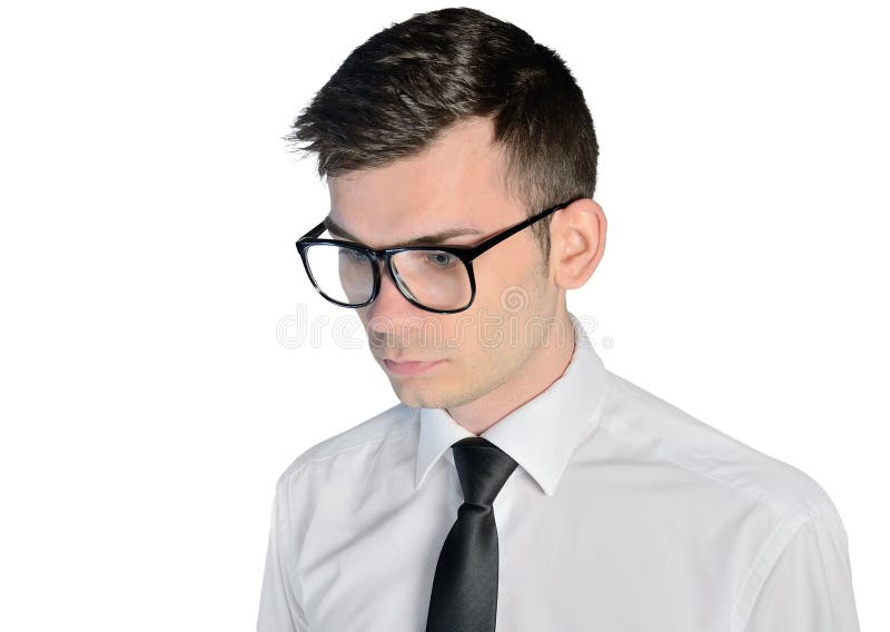 Business Man Thinking Solution Stock Image - Image of business, looking ...