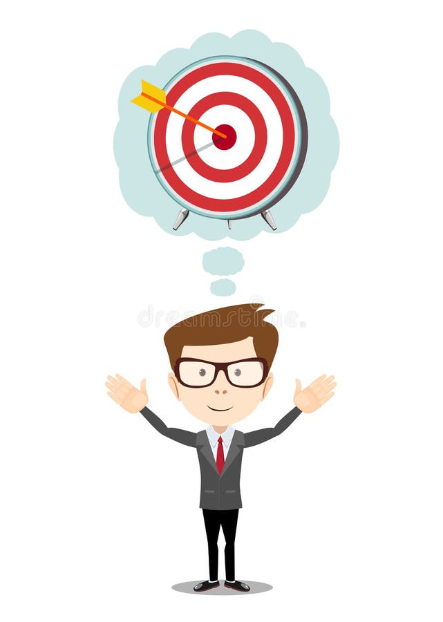 Thinking about Target Icon, Brain Goal Target Neon Icon Stock Vector ...