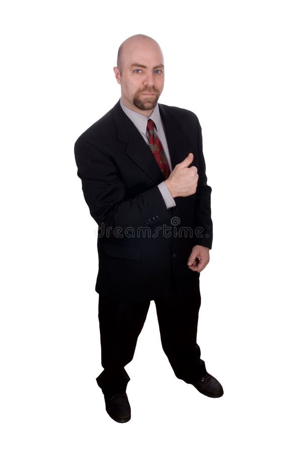 Sitting businessman stock photo. Image of business, full - 5014198