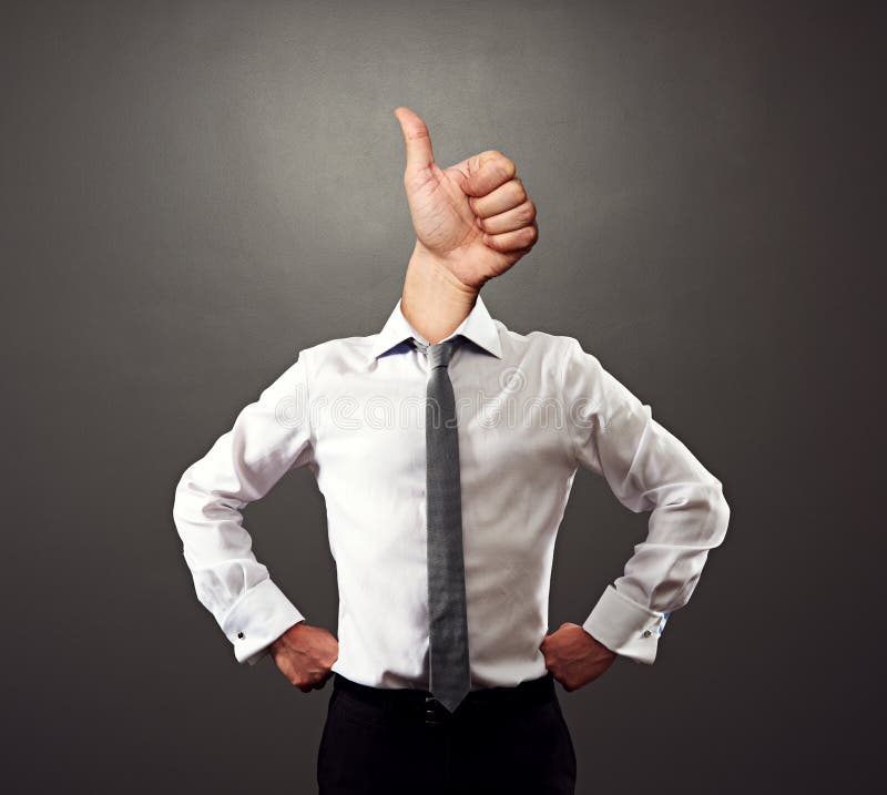 Big thumbs up for business stock image. Image of female - 28536069