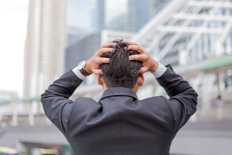 Business Man Tired or Stressed after His Work. Image of Stressed ...