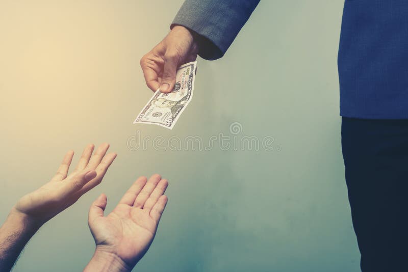 Business Man To Pay a Dollar Stock Image - Image of accept, isolated ...