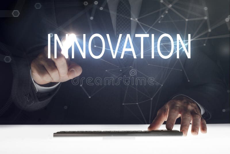 Innovation Writing on Vertical Sheet Stock Image - Image of ingenuity ...
