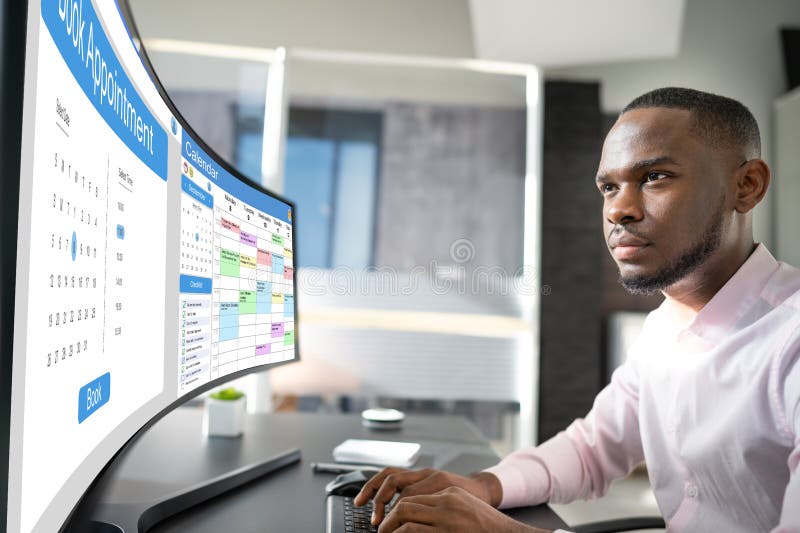 Business Man Using Calendar Agenda Schedule Stock Photo - Image of ... Business Man Using Calendar Agenda Schedule Stock Photo - Image of ...