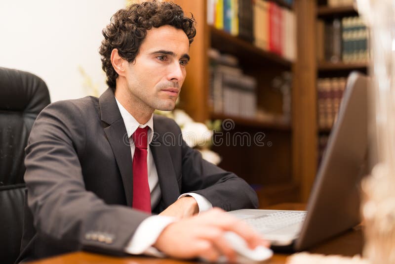 17,539 Business Man Using His Laptop Stock Photos - Free & Royalty-Free ...