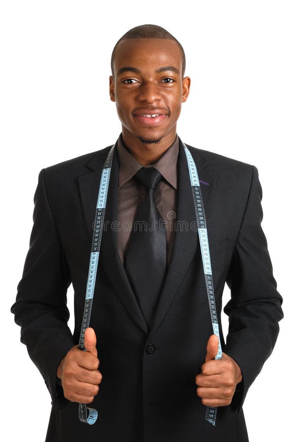 Business Man Using a Measuring Tape Stock Photo - Image of profession ...