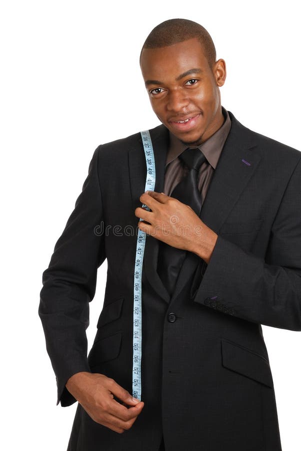Business Man Using a Measuring Tape Stock Photo - Image of measure ...