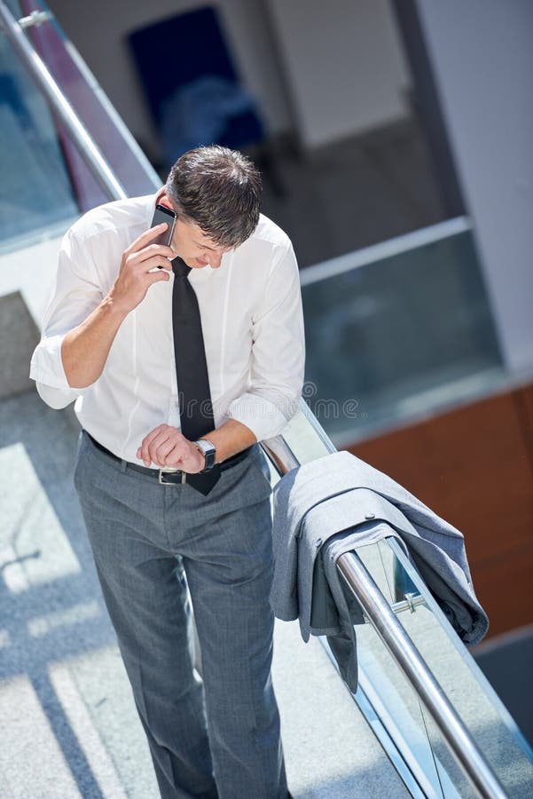 Business man using phone stock image. Image of phone - 57788489