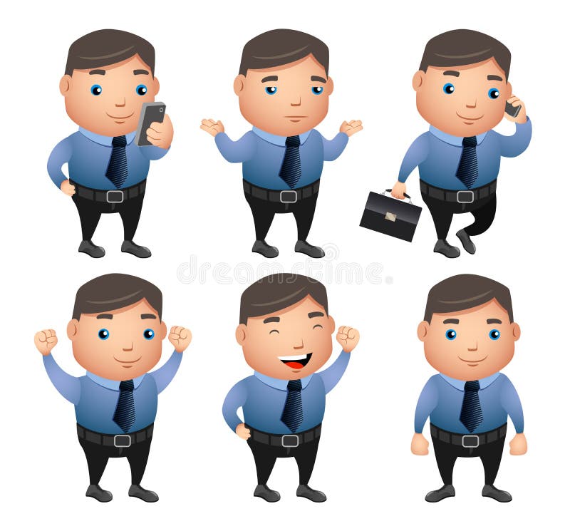Office Postures Stock Illustrations – 228 Office Postures Stock ...