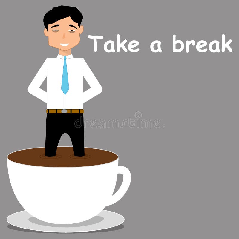 Business Man Wait for Command Stock Vector - Illustration of collection ...