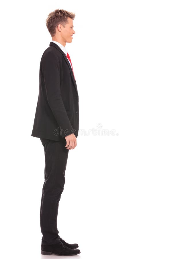Business Man Waiting in Line Stock Photo - Image of businesspeople ...