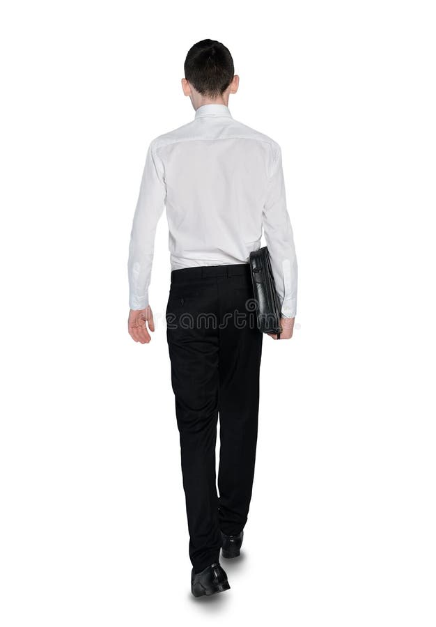Business man walk back stock photo. Image of black, motion - 55936568