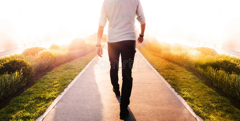 Business man walk stock image. Image of life, alone, fitness - 96777273