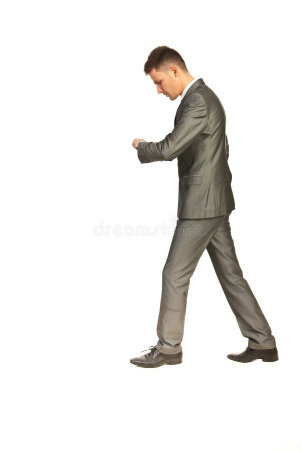 Walking To Work Over Bridge. Stock Photo - Image of people, city: 1864624