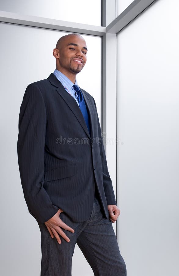 Business Man beside the Window Stock Image - Image of friendly ...