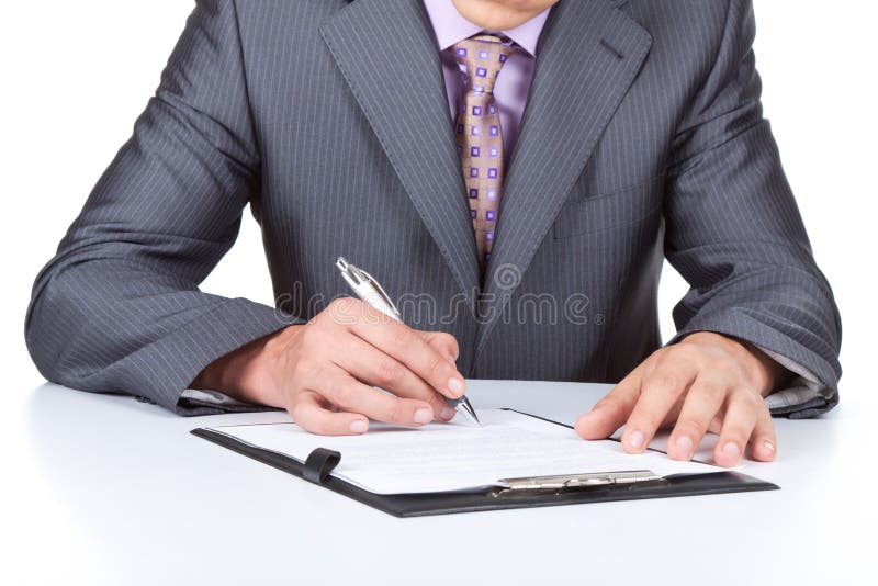 Employment contract stock photo. Image of desk, lifestyles - 31865162