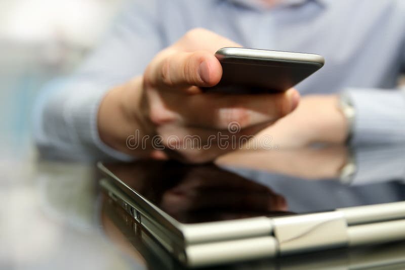 Business Man Working and Analyzing Financial Figures on a Graphs Using ...