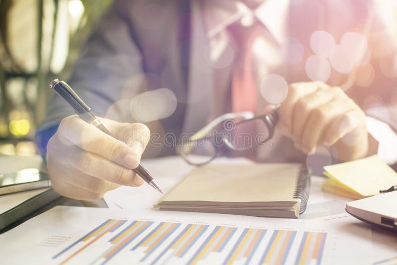 Businessman Working with Documents Stock Image - Image of lifestyle ...