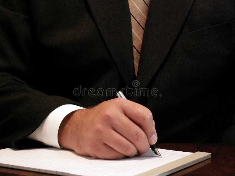 Business man writing stock image. Image of dressed, boardroom - 276567